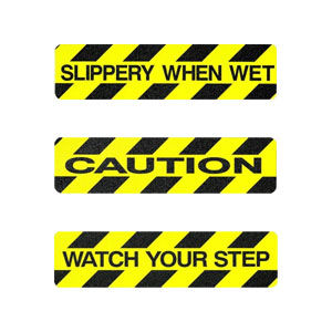 Slogan Safety Grip Grit Tapes are Grip Tapes with Warning Messages by ...